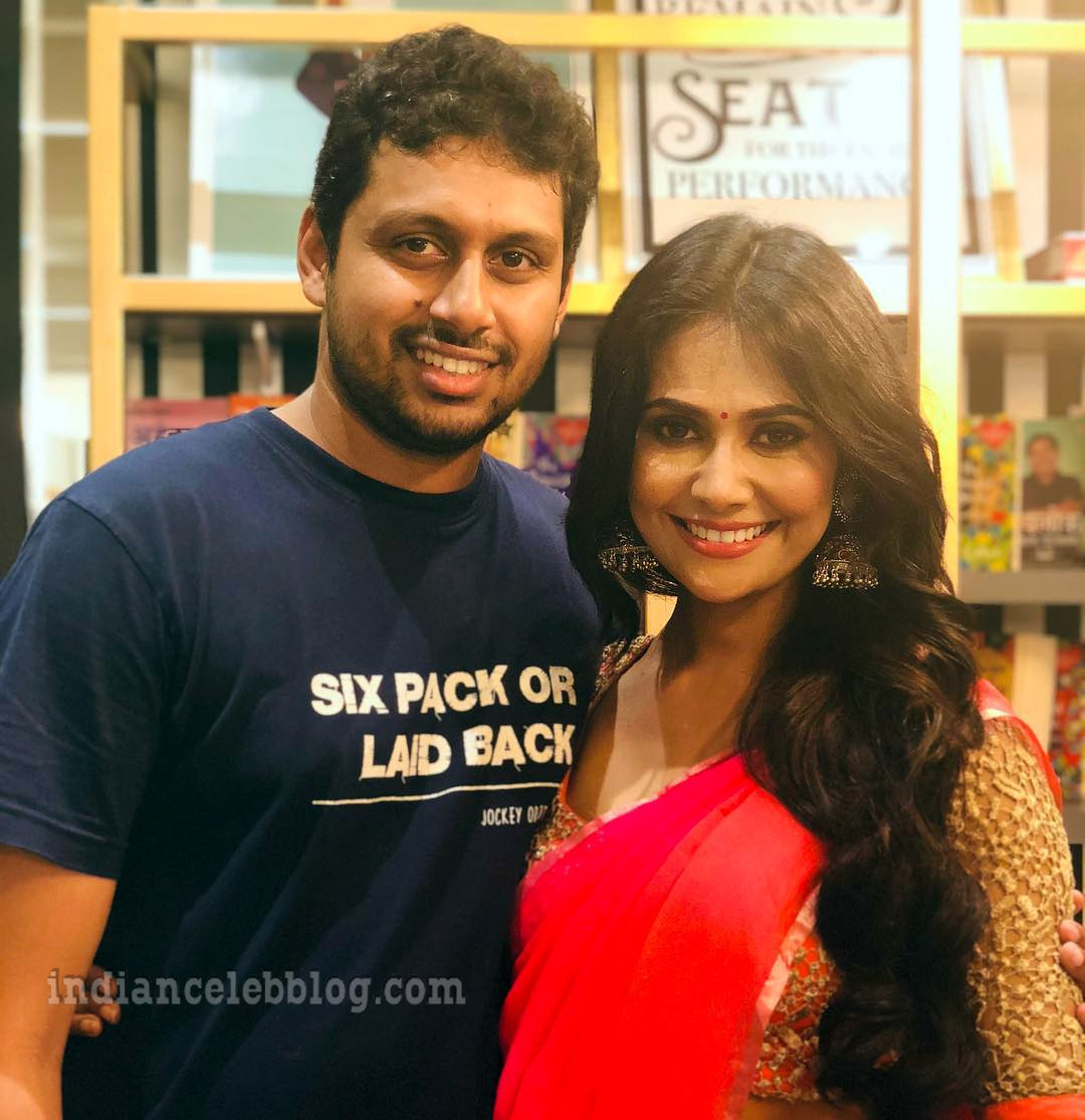 Kavya Gowda Kannada TV actress CTS5 3 hot saree pic – indiancelebblog