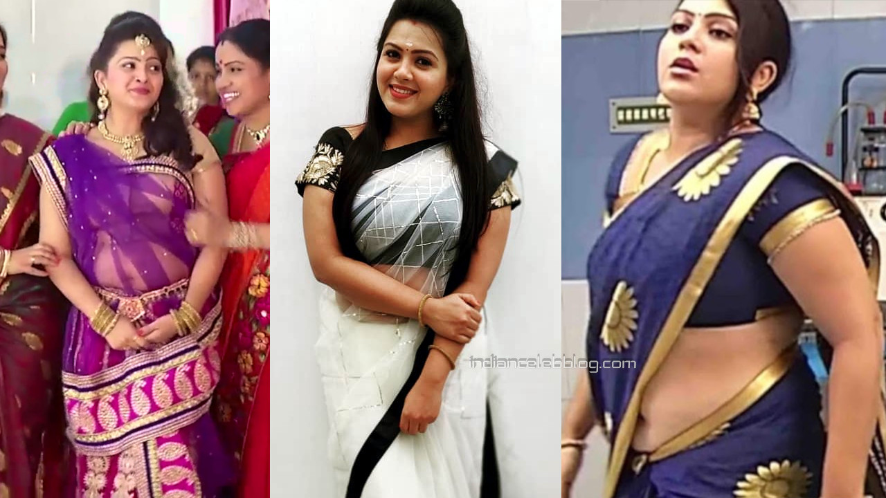 Shwetha bandekar tamil tv actress t1 1 hot saree thumb – indiancelebblog