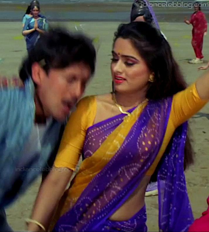 Padmini kolhapure sadak chhap movie 20 hot sari midriff hd caps ...