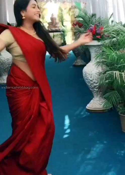 Deepika aradhya kannada serial actress ct34 hot saree stills ...