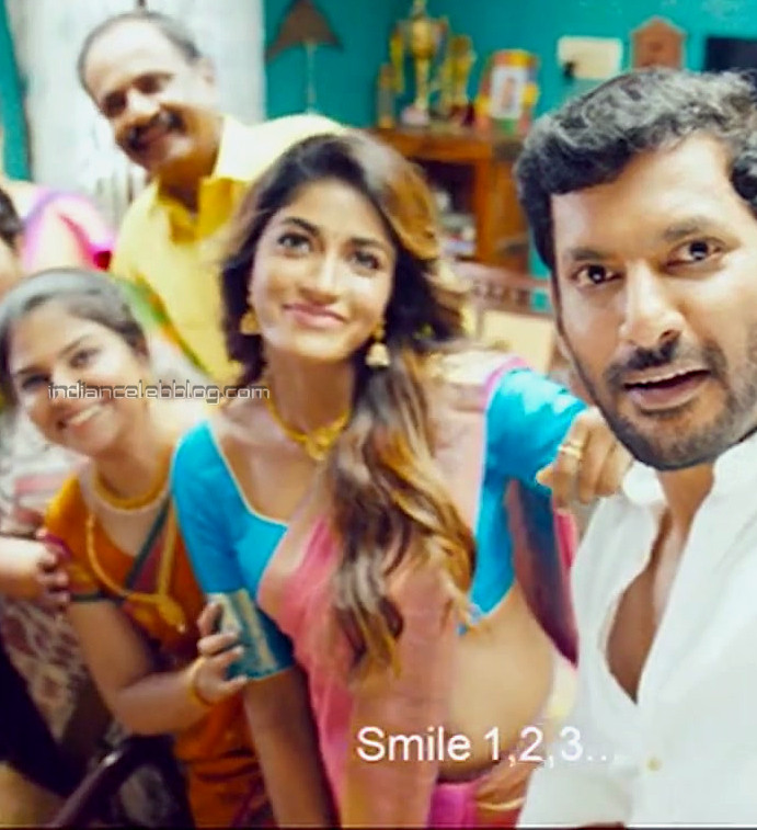 Dimple hayathi Veeramae vaagai 12 hot saree hd caps – indiancelebblog