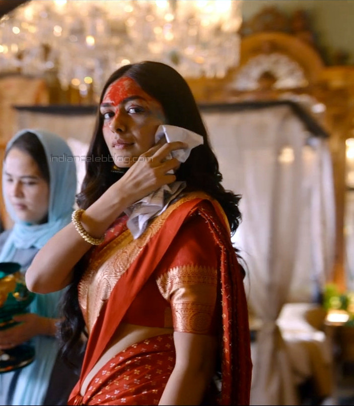 Mrunal thakur sita raman telugu movie 6 hot saree hd stills ...