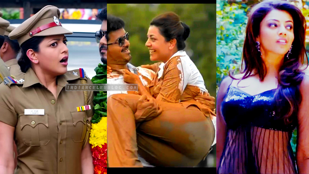 Kajal Agarwal Tamil Jilla 1 Vijay Hot Hd Caps Tn Indiancelebblog 4184