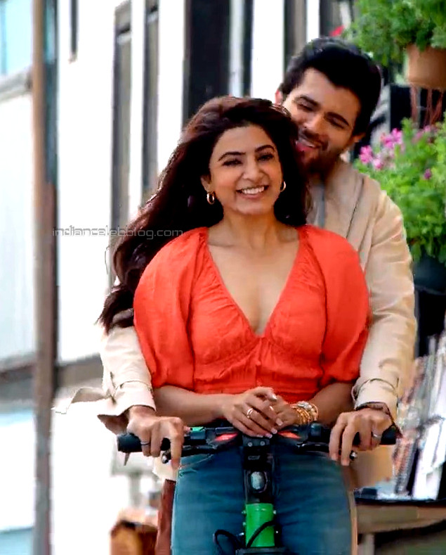 Samantha ruth telugu movie kushi vijay 2 hot cleavage hd caps ...