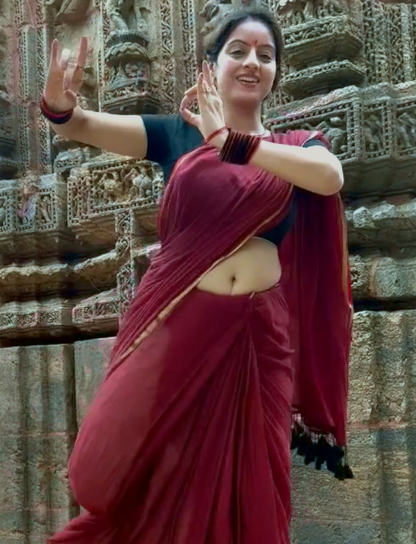 Deepika singh s6x4 saree navel dance social media – indiancelebblog