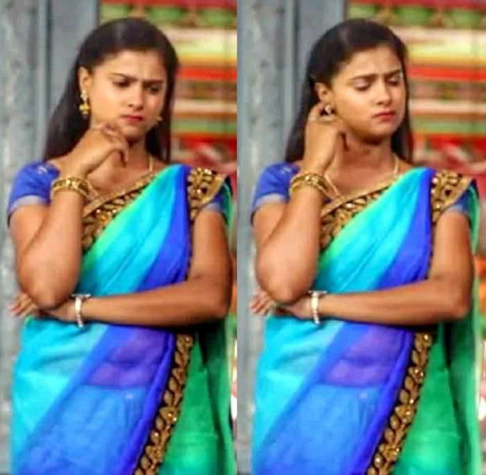 Kavitha gowda smm1x11 saree navel kannada tv serial hd caps ...