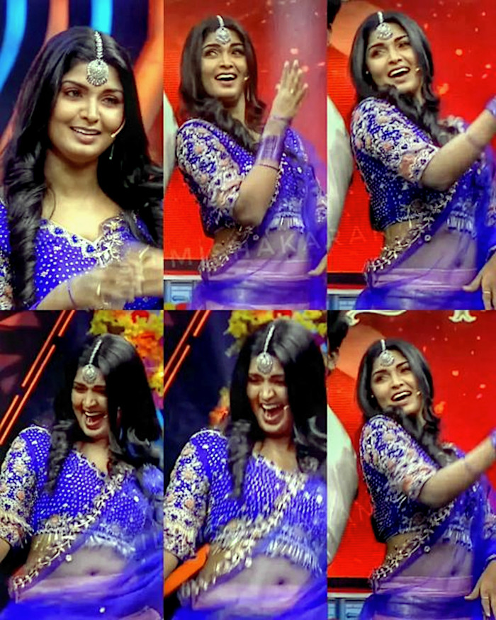 Maanya anand smm1x2 navel lehenga choli reality tv show – indiancelebblog