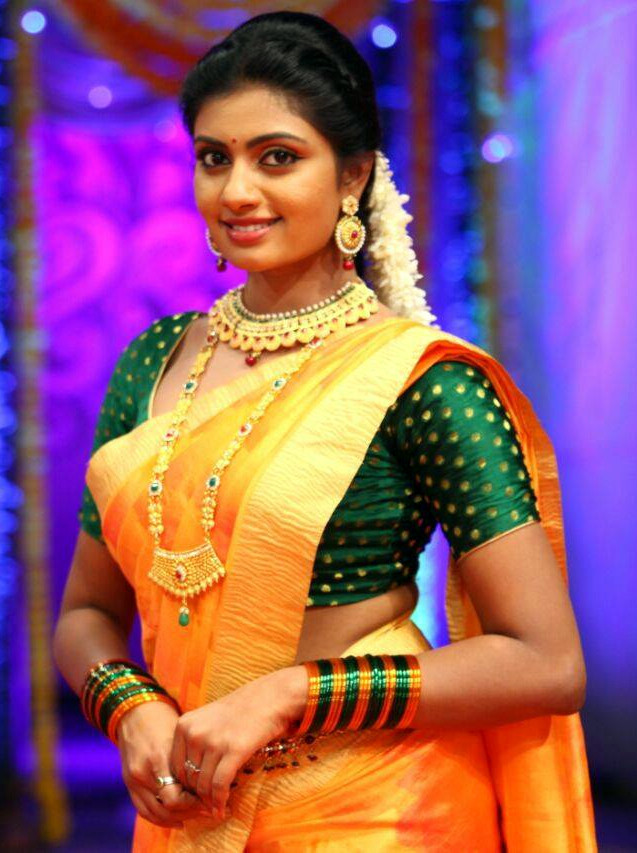 Nakshatra srinivas tamil tv smm1x2 saree social media – indiancelebblog