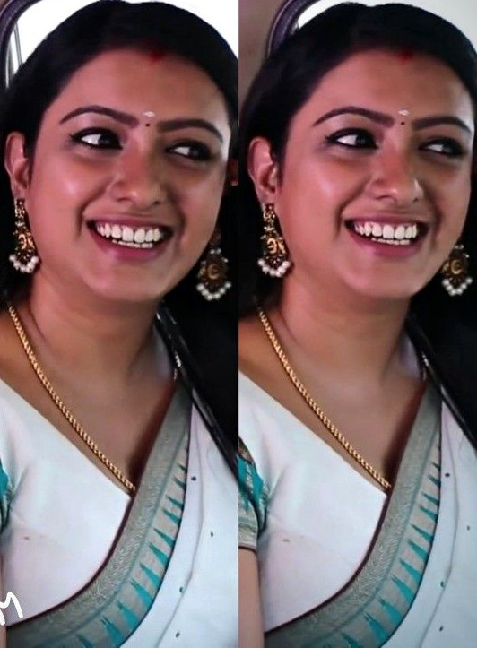 Nisha krishnan smm12 saree tamil serial caps – indiancelebblog
