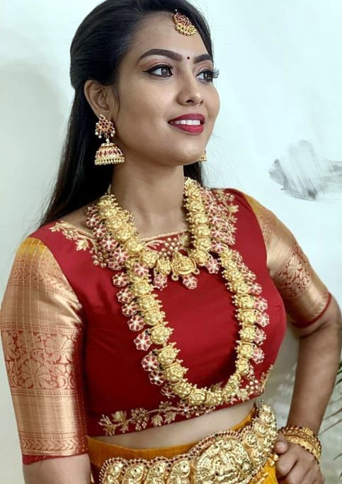 Pavithra janani tamil tv serial actress 10 lehenga choli photo shoot ...
