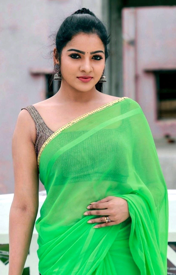 V J Chithra tamil tv actress 3 saree photo shoot – indiancelebblog