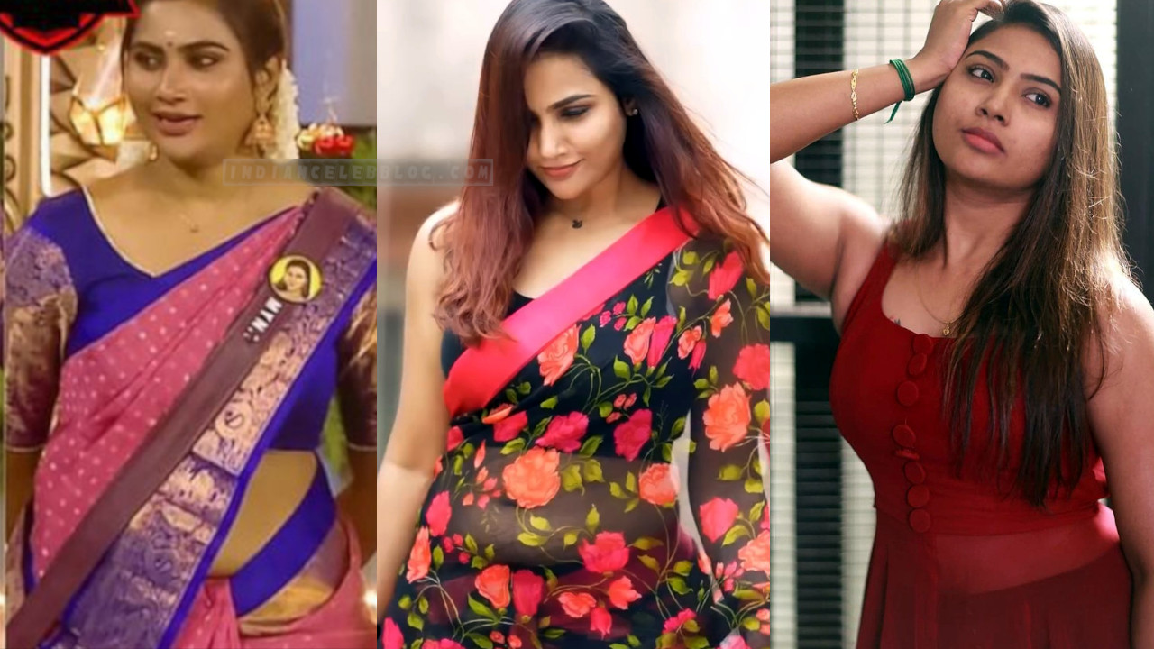 Myna nandhini tamil tv actress 1 saree social media hd tv caps tn ...