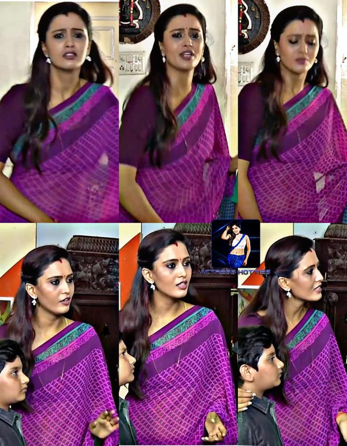 Neha gowda m1x17 saree tamil tv serial actress hd caps – indiancelebblog