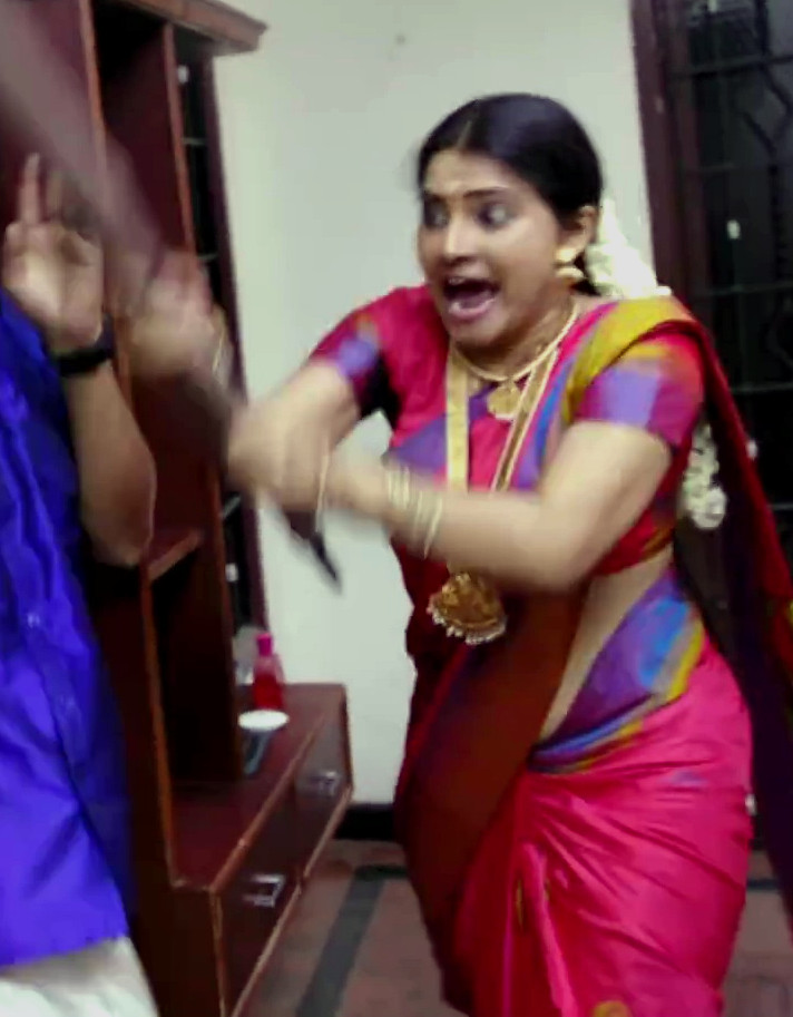 Tamil tv serial actress scm6x17 Sruthi raj saree hd caps – indiancelebblog