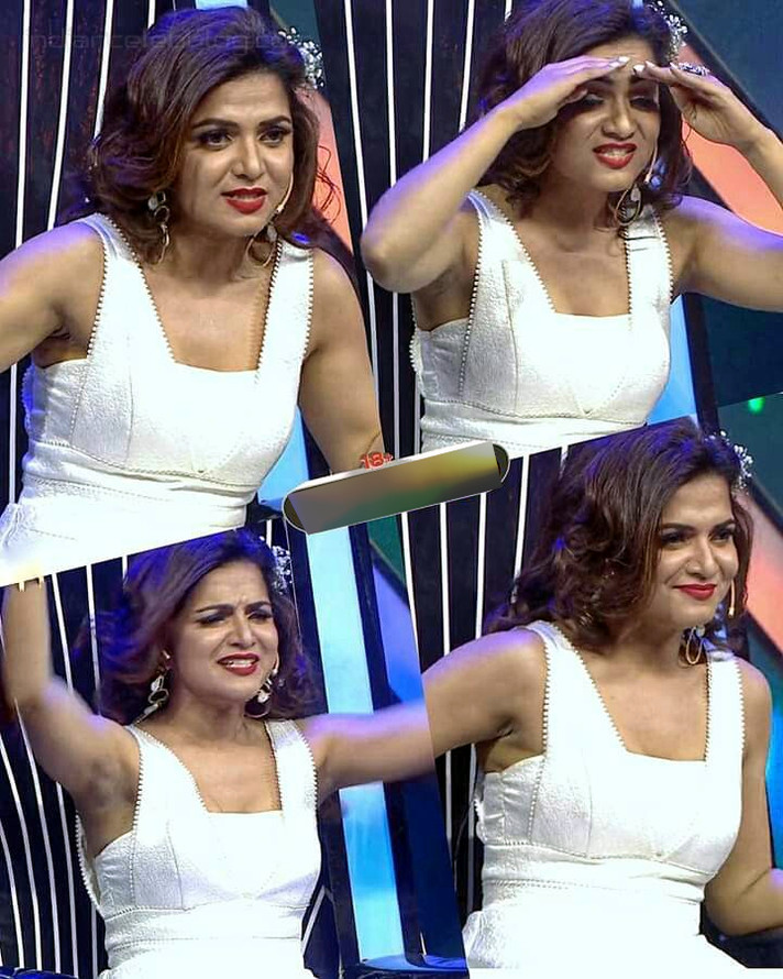 Divyadarshini dd tamil tv anchor wm1x5 armpits tv show hd caps ...