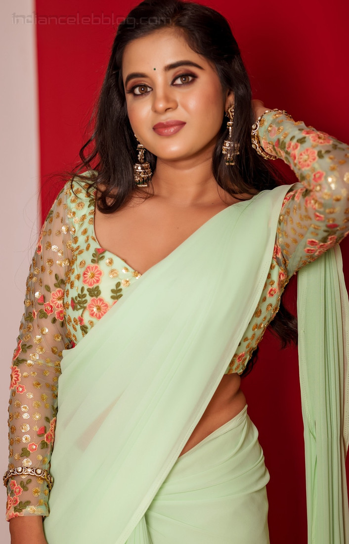 Kavyashree gowda bb1x14 saree photo shoot kannada tv actress ...
