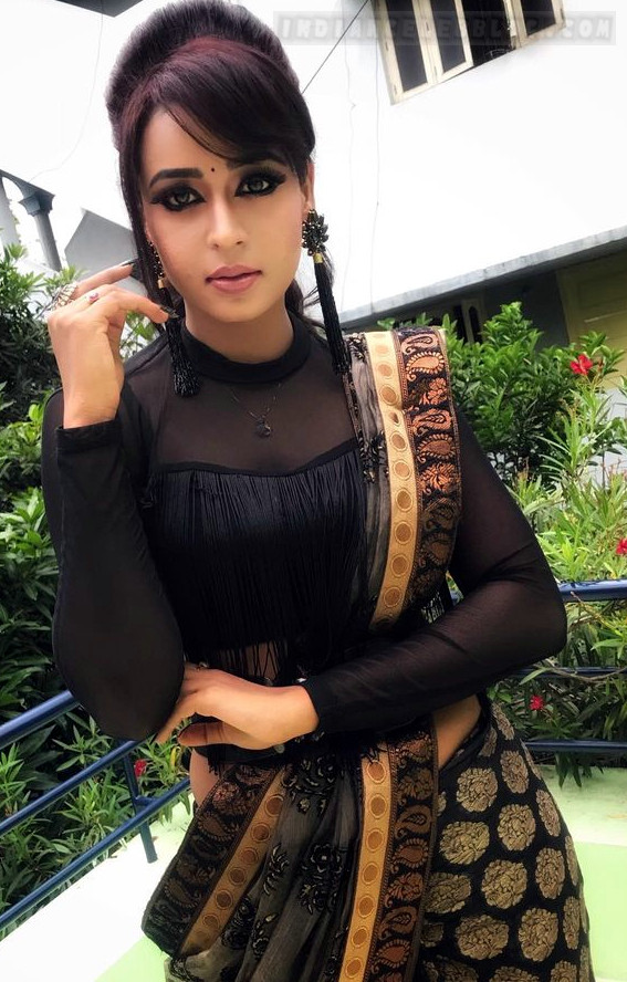 Meghana khushi kannada serial actress sps1x12 saree photo shoot ...