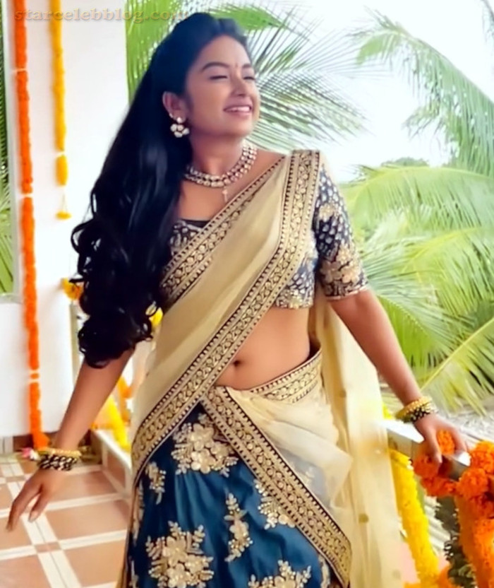 Preethi sharma s3x7 half saree navel social media tamil tv ...