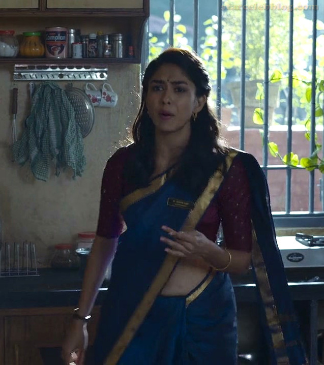 Mrunal thakur Jersey 26 Shahid kapoor hindi movie saree hd caps ...