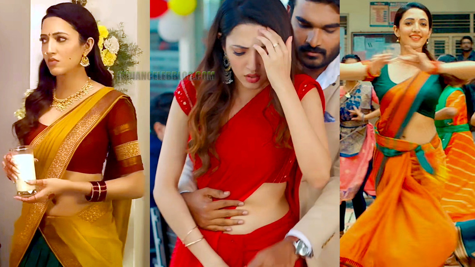 neha shetty rules ranjann 01 saree scenes hd screencaps tn ...